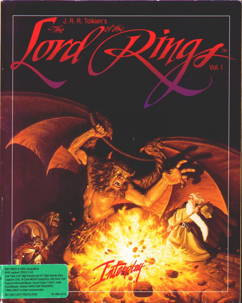J.R.R. Tolkien’s The Lord of the Rings, Vol. I (1990) | RPG Gamers